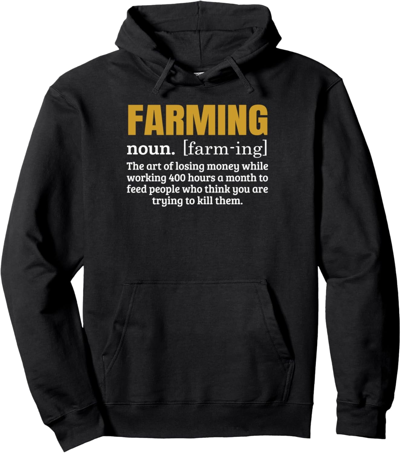 Funny Farming Hoodie Gift for a Farmer Farm Owner Pullover Hoodie ...