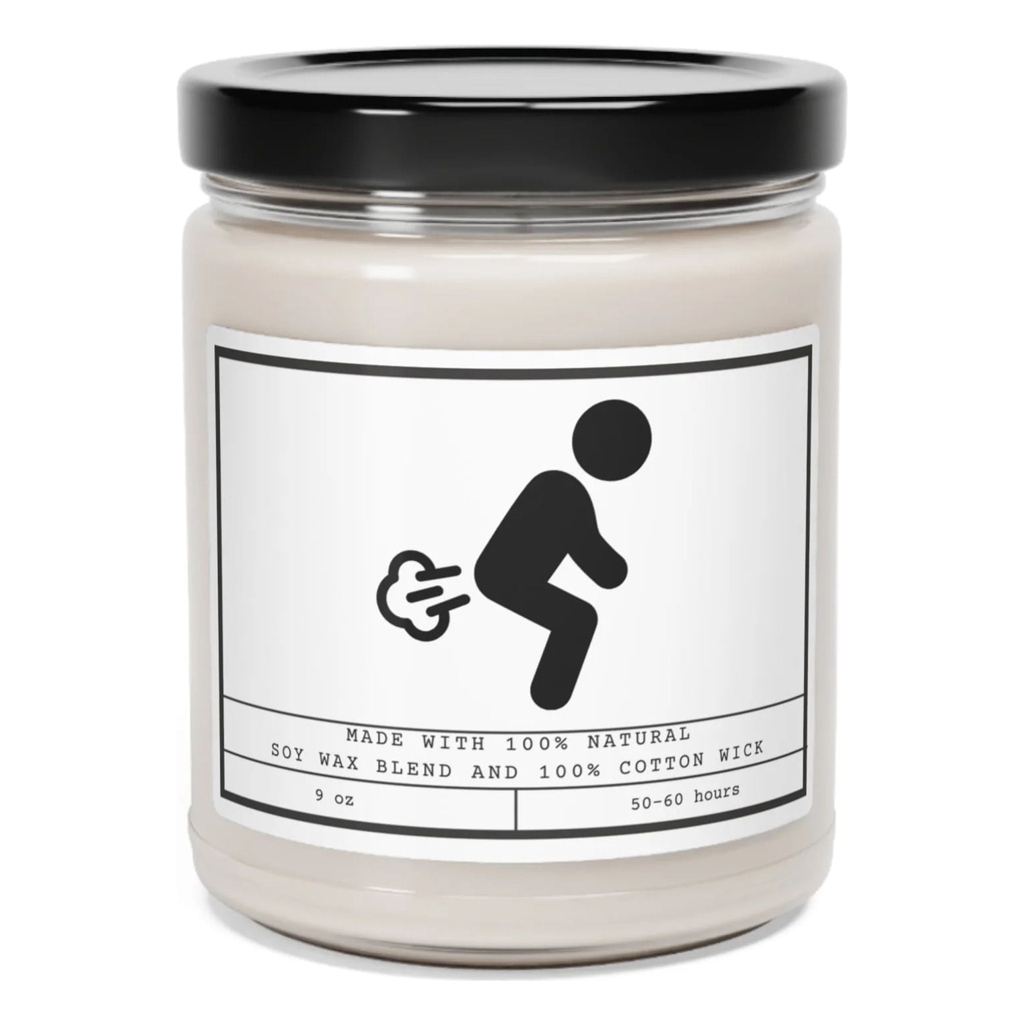 Funny Farting Scented Soy Jar Candle, 9oz - Walmart.com