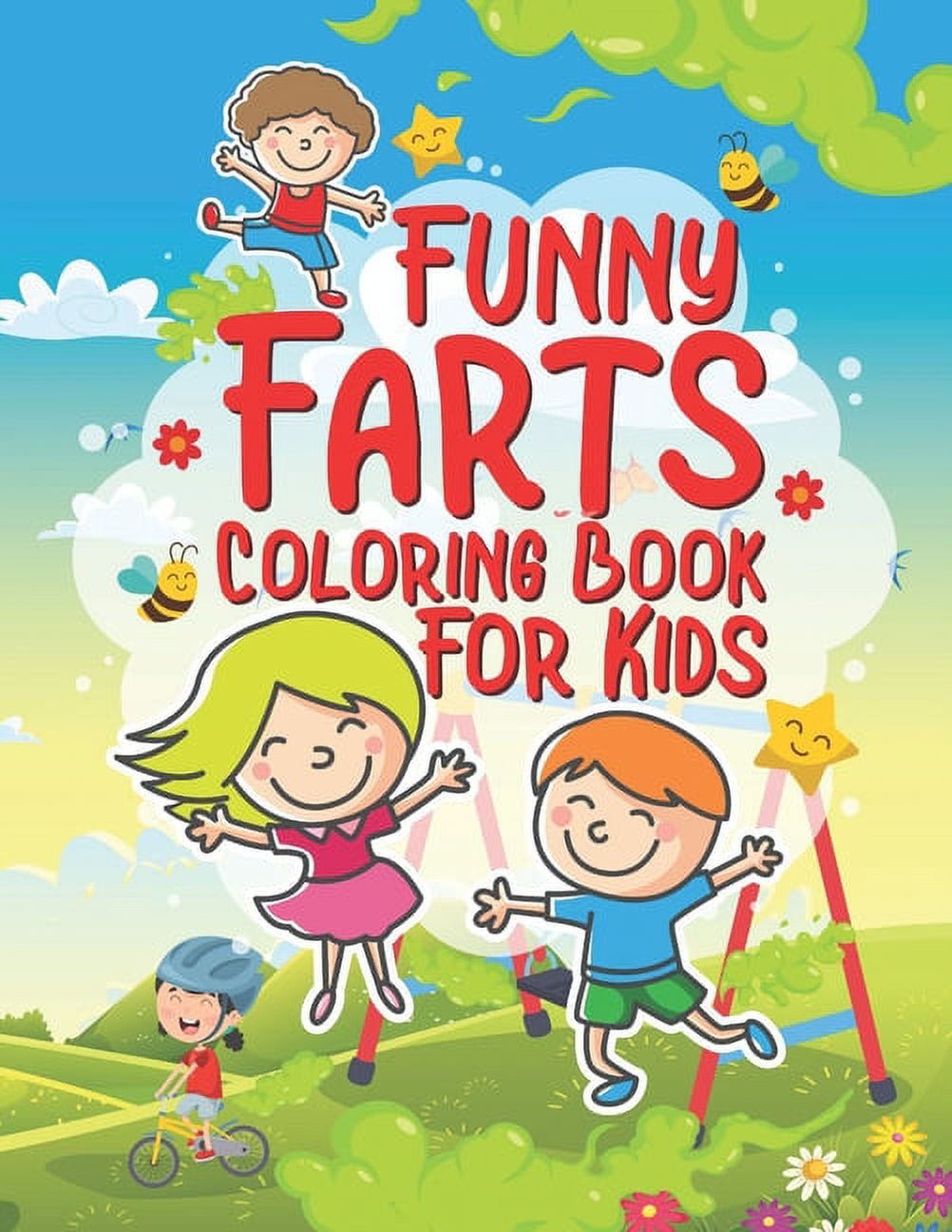Funny Farts Coloring Book For Kids: 25 Fun Designs For Boys And Girls ...