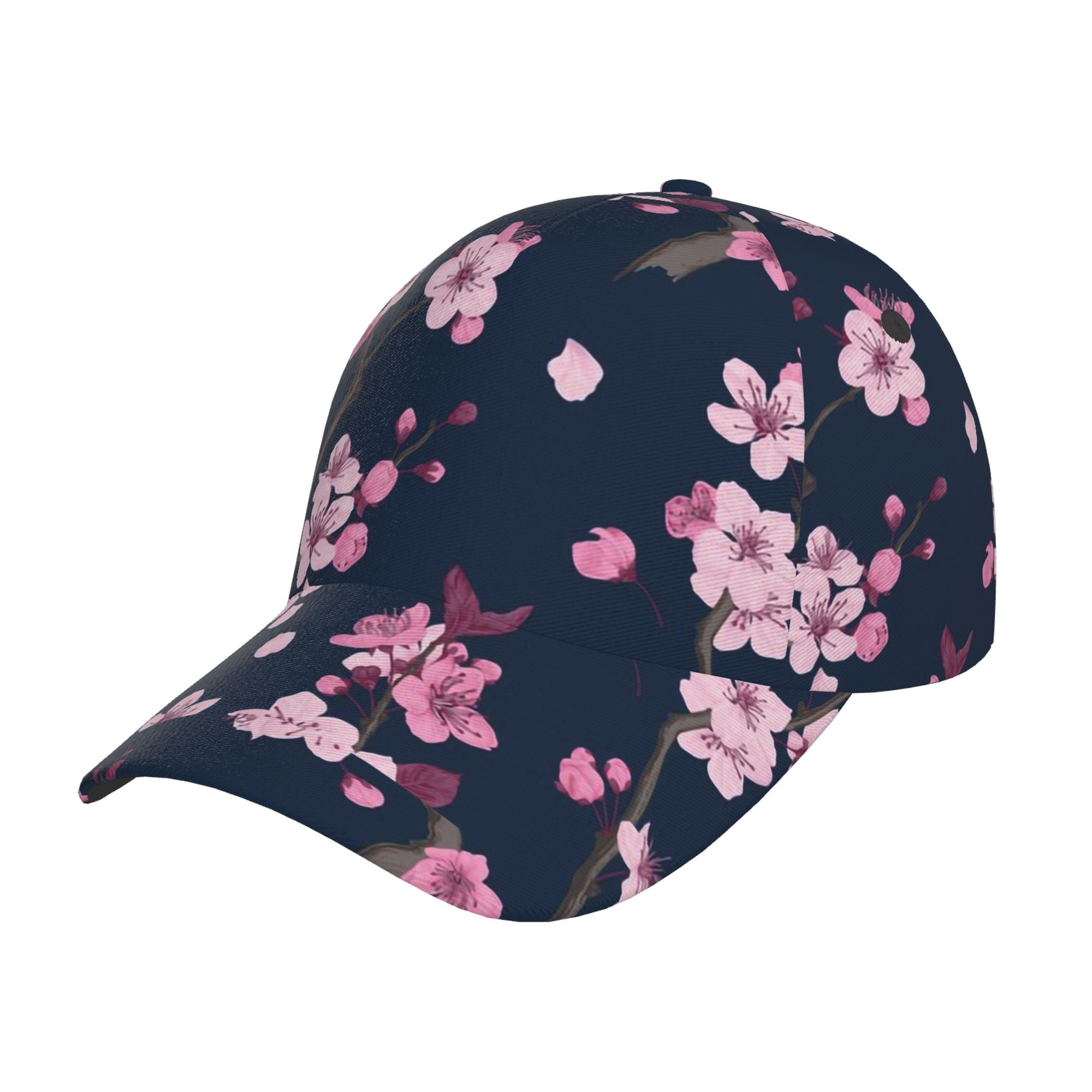 Funny Fashion Cherry Blossom Branches Baseball Cap Adjustable for Men ...