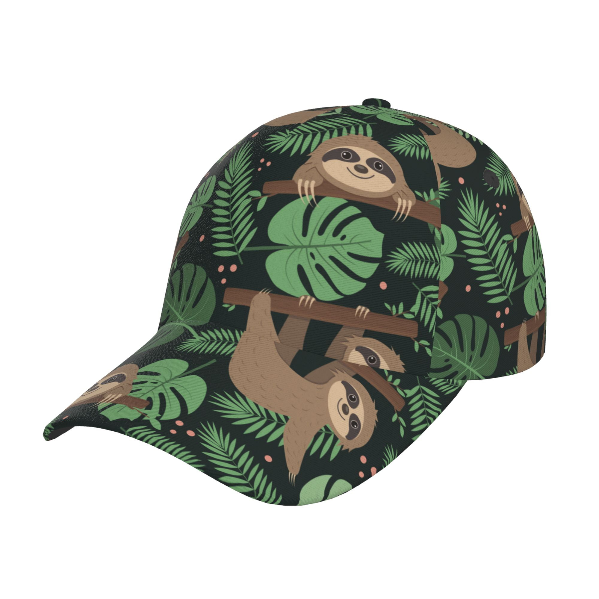 Funny Fashion Cute Sloths Animal Baseball Cap Adjustable for Men Women ...