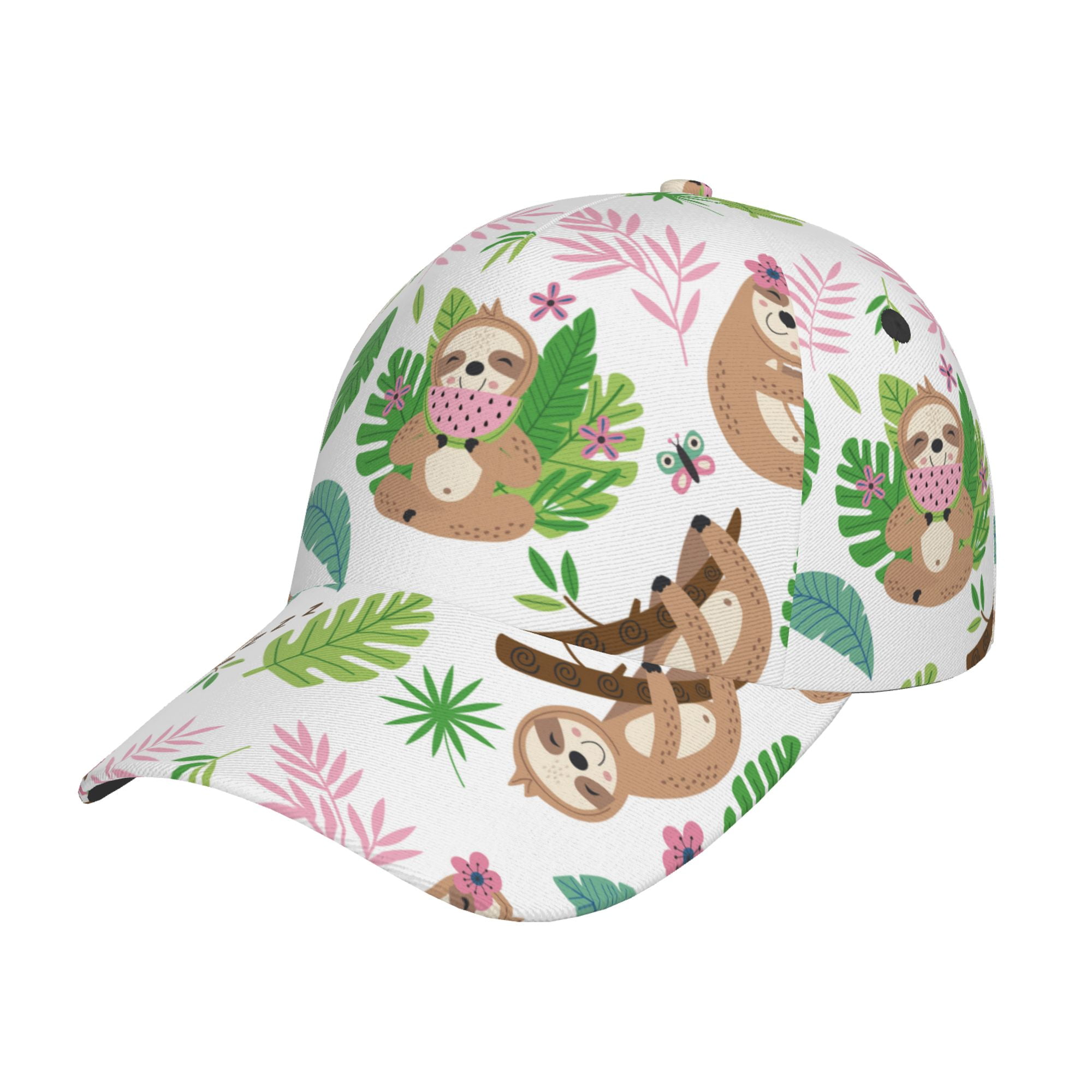 Funny Fashion Cute Sloths Animal Baseball Cap Adjustable for Men Women ...