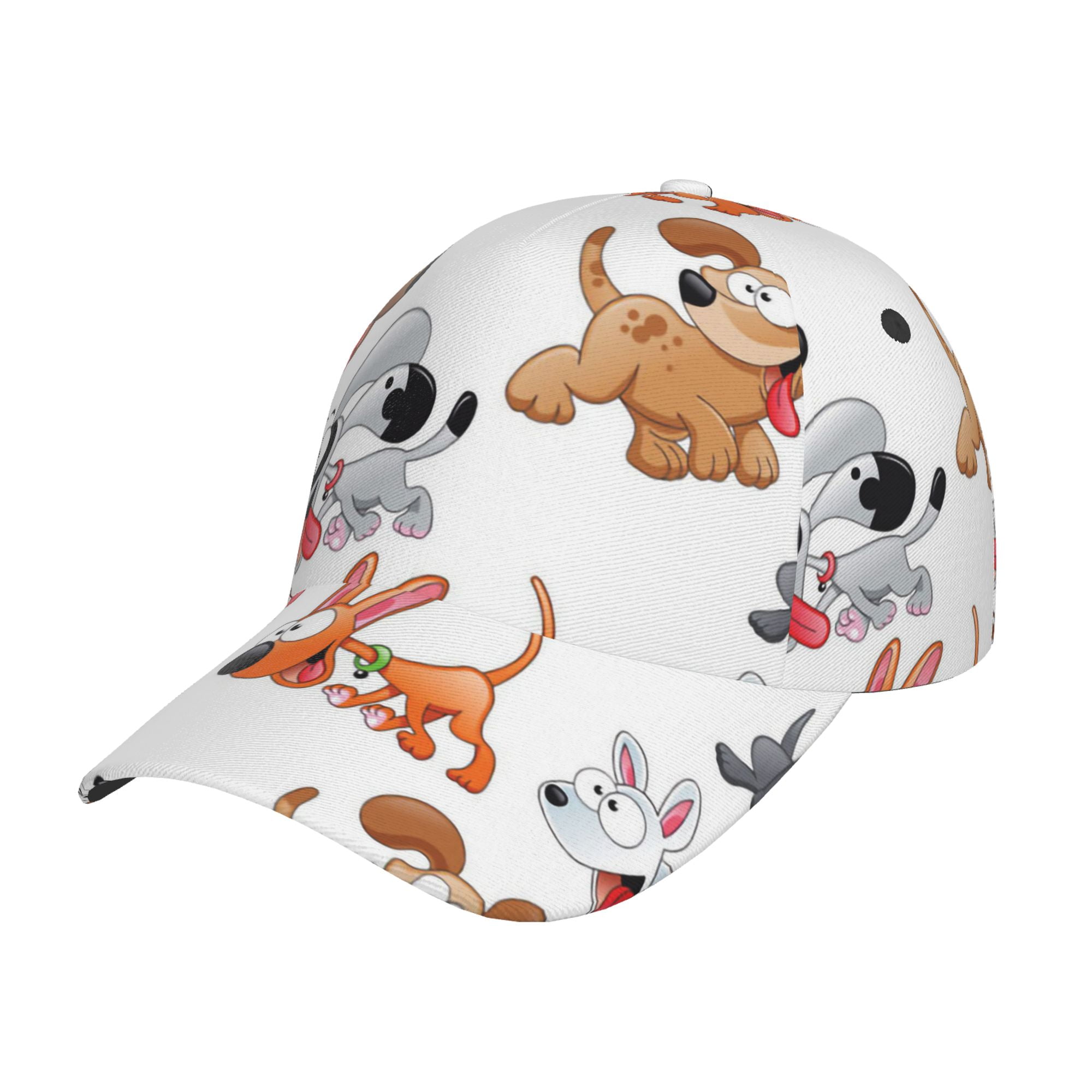 Funny Fashion Dogs Cartoons Baseball Cap Adjustable for Men Women ...