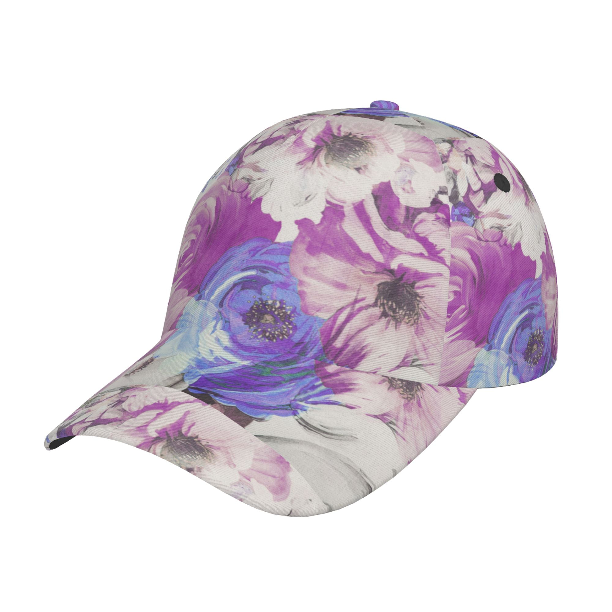 Funny Fashion floral vintage wallpaper pattern Baseball Cap Adjustable ...