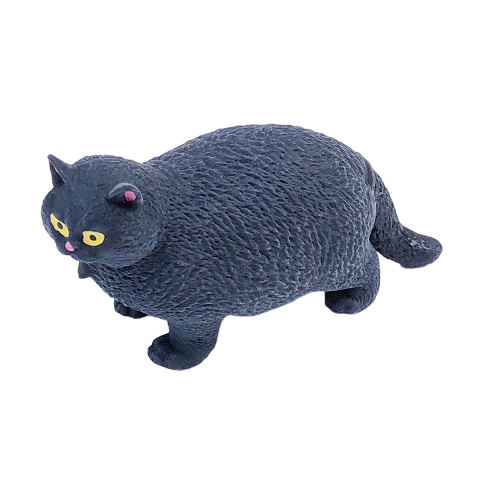 Funny Fat Cat Squeeze Toy Soft TPR Cartoon Kitten Squishes Toy Creative ...