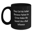 Funny Father Gifts for Dad, Christmas Unique Ideas, Black Coffee Mug ...