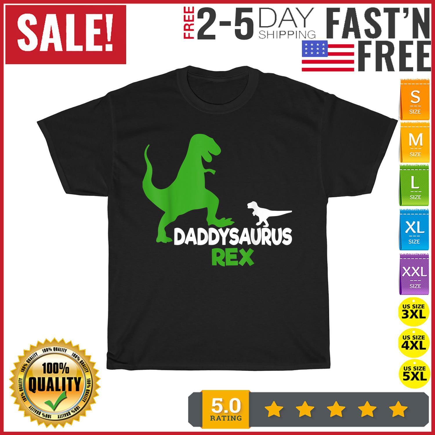 Funny Father's Day Gift Idea - Daddysaurus Rex Vintage T Shirt Men Women Fashion - Walmart.com