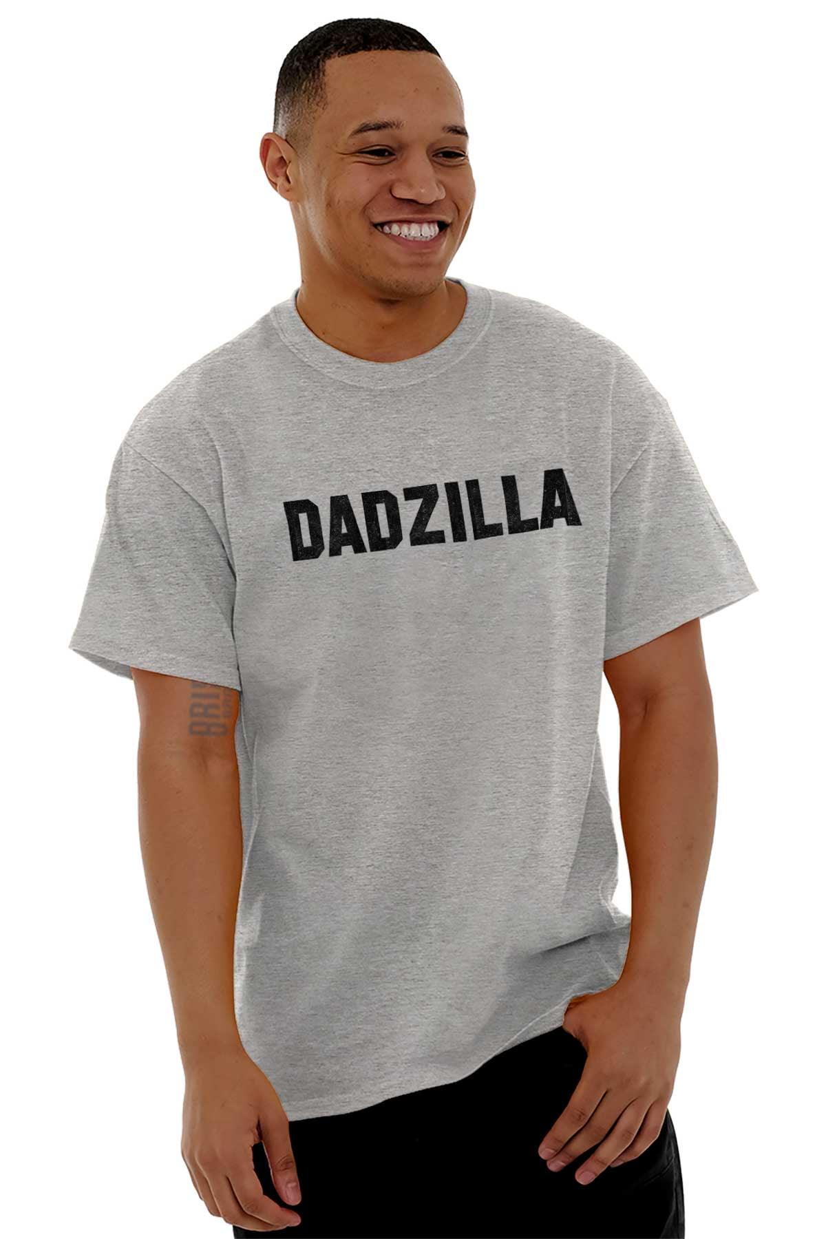 Funny Fathers Day Gift Dadzilla Men's Graphic T Shirt Tees Brisco ...