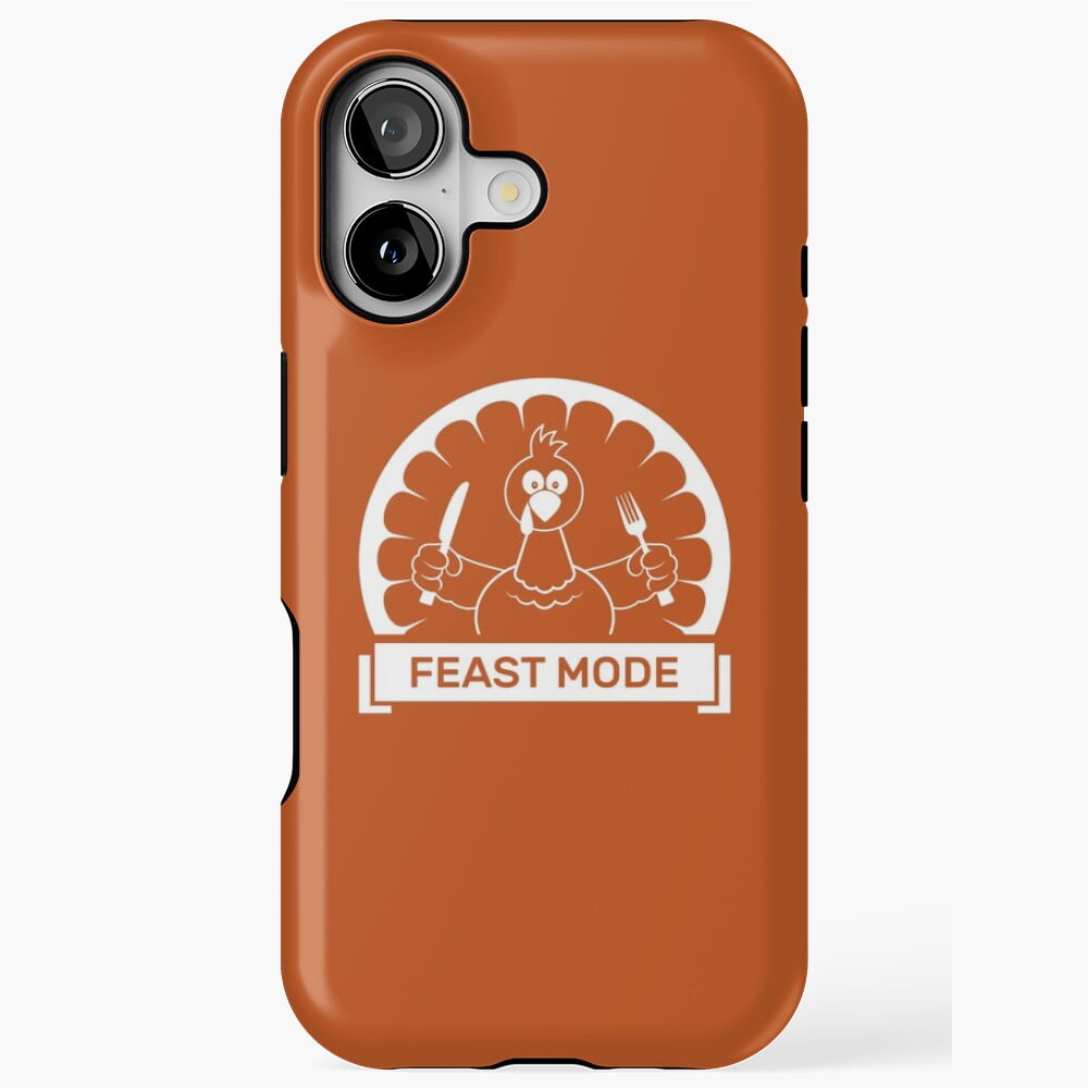 Funny Feast Mode Thanksgiving Holiday Dinner Gift Case for iPhone 11-17 ...