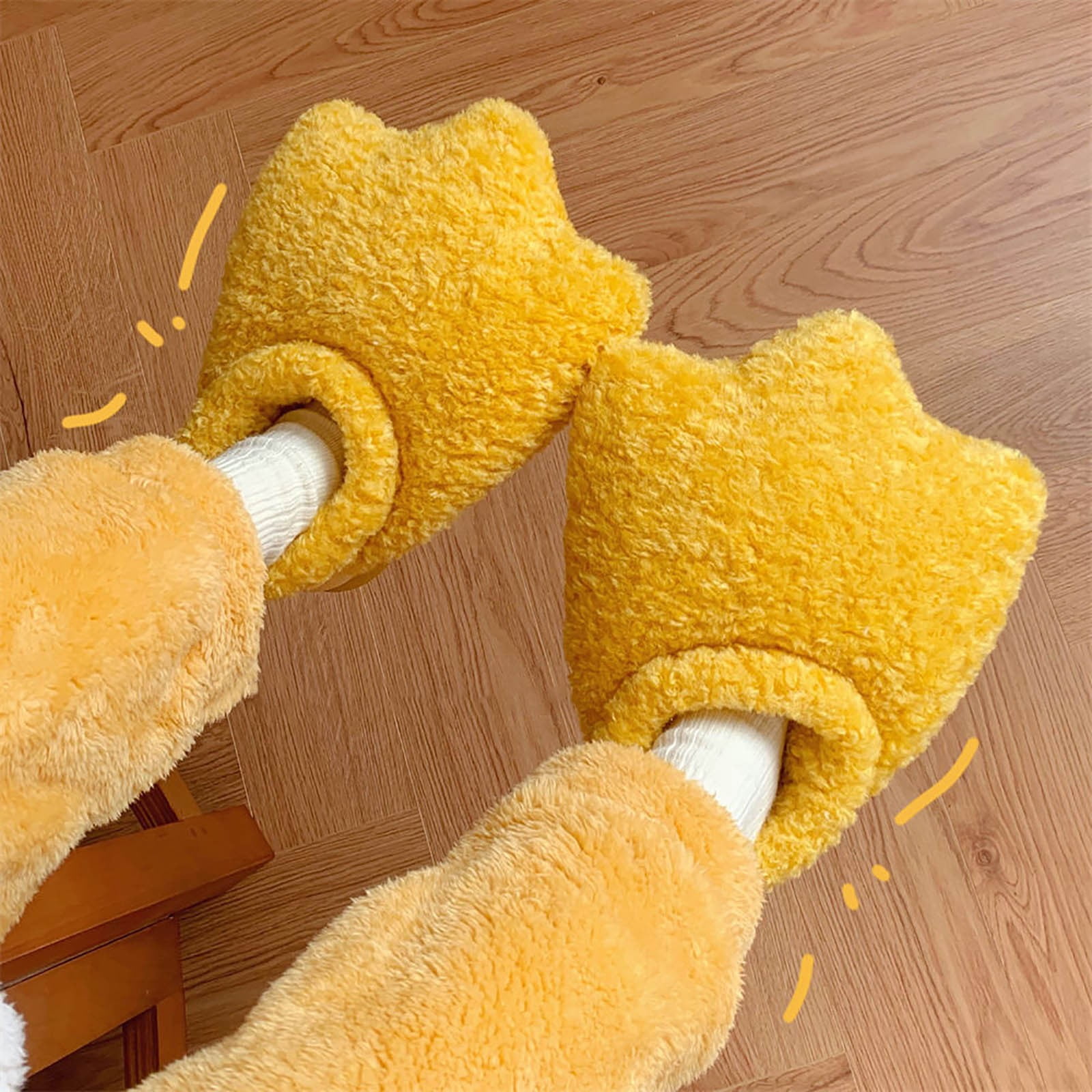 Funny Feet Slippers Cozy Animal Shape Shoes for Indoor Comfort and ...