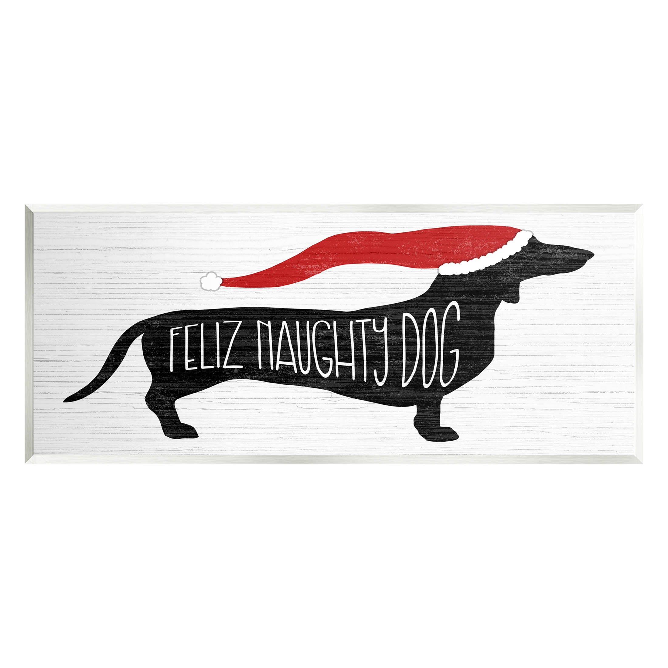 Lil Rue Feliz Naughty Dog Dachshund Art Print - 17x7 Inches - Walmart.com