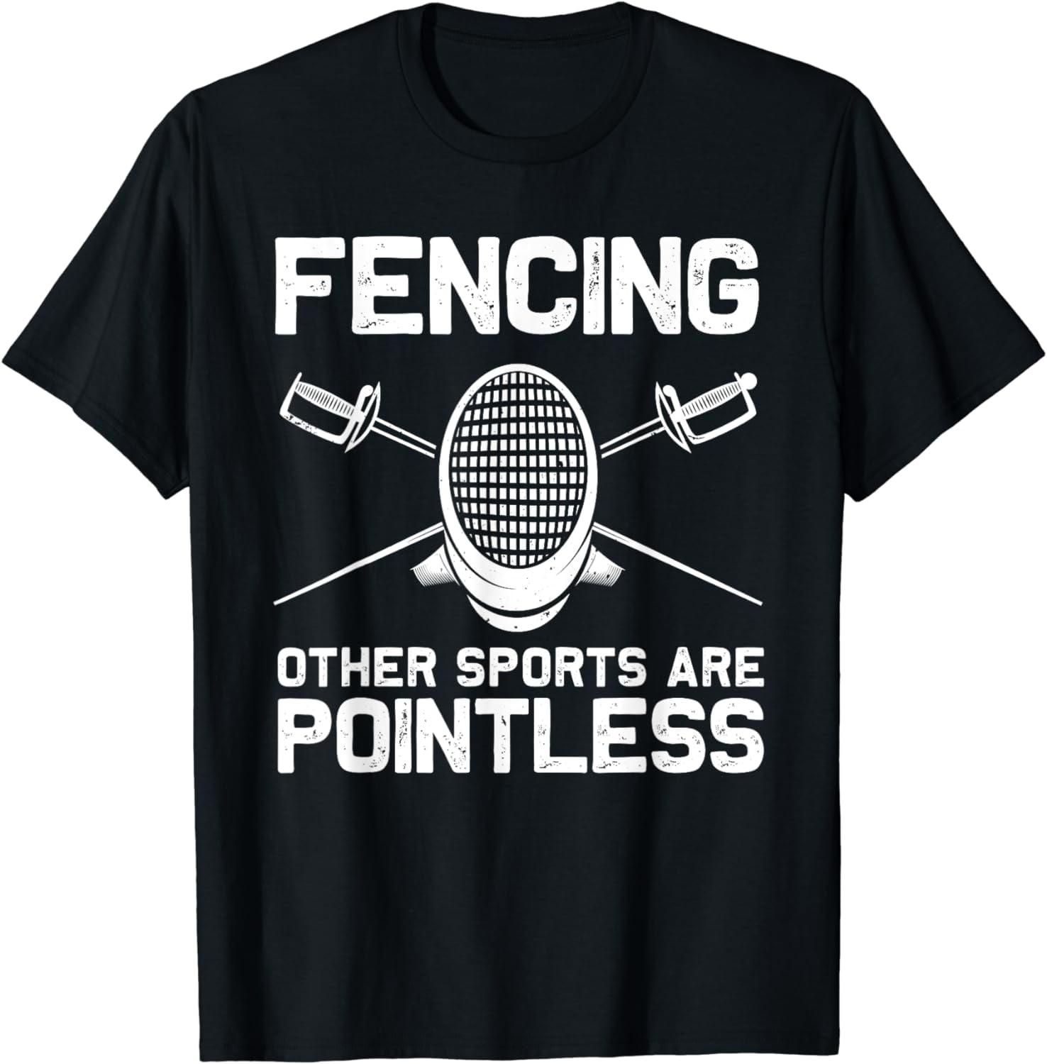 Funny Fencing Design For Men Women Kids Fencing Sport Fencer T-Shirt ...