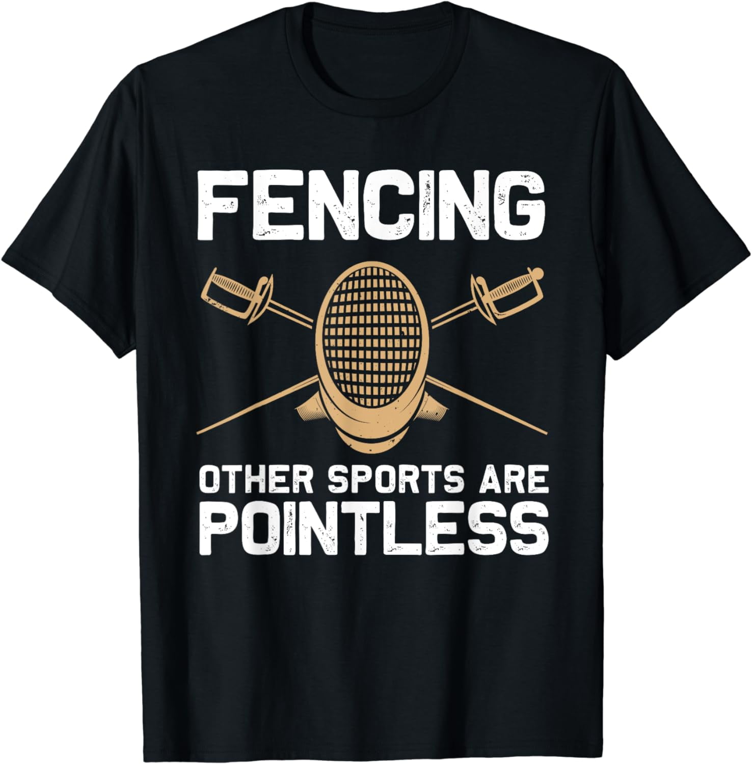 Funny Fencing Design For Men Women Kids Fencing Sport Fencer T-Shirt ...