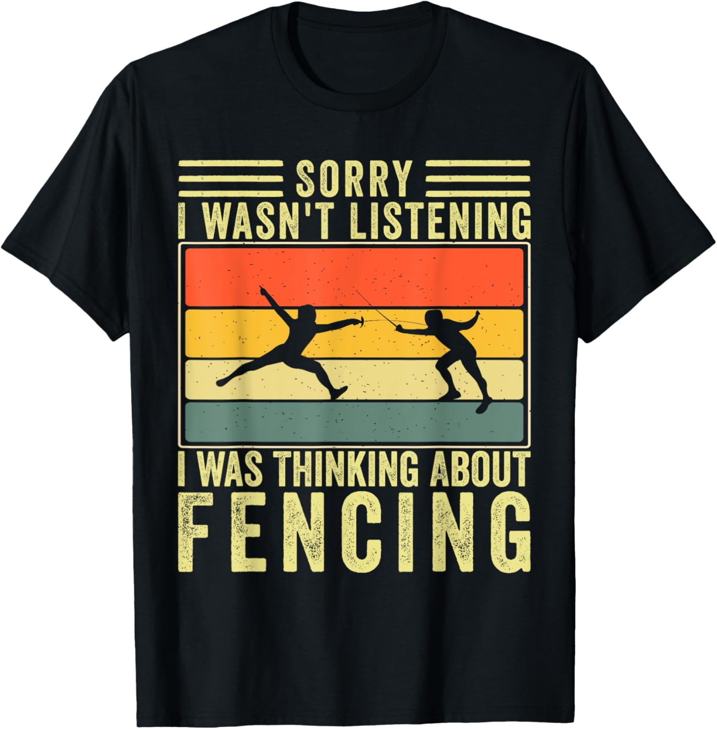 Funny Fencing Fencer Design For Men Women Fencing T-Shirt - Walmart.com