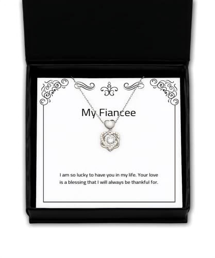 Funny Fiancee Gifts, I am so Lucky to Have You in My Life. Your Love is ...