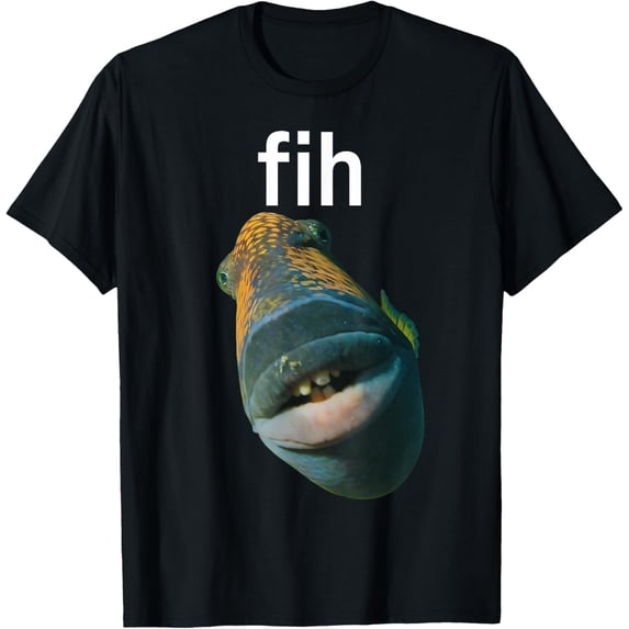 Funny Fih Meme Ocean Sea Gift Humor Fish Mens T-Shirt - Walmart.com