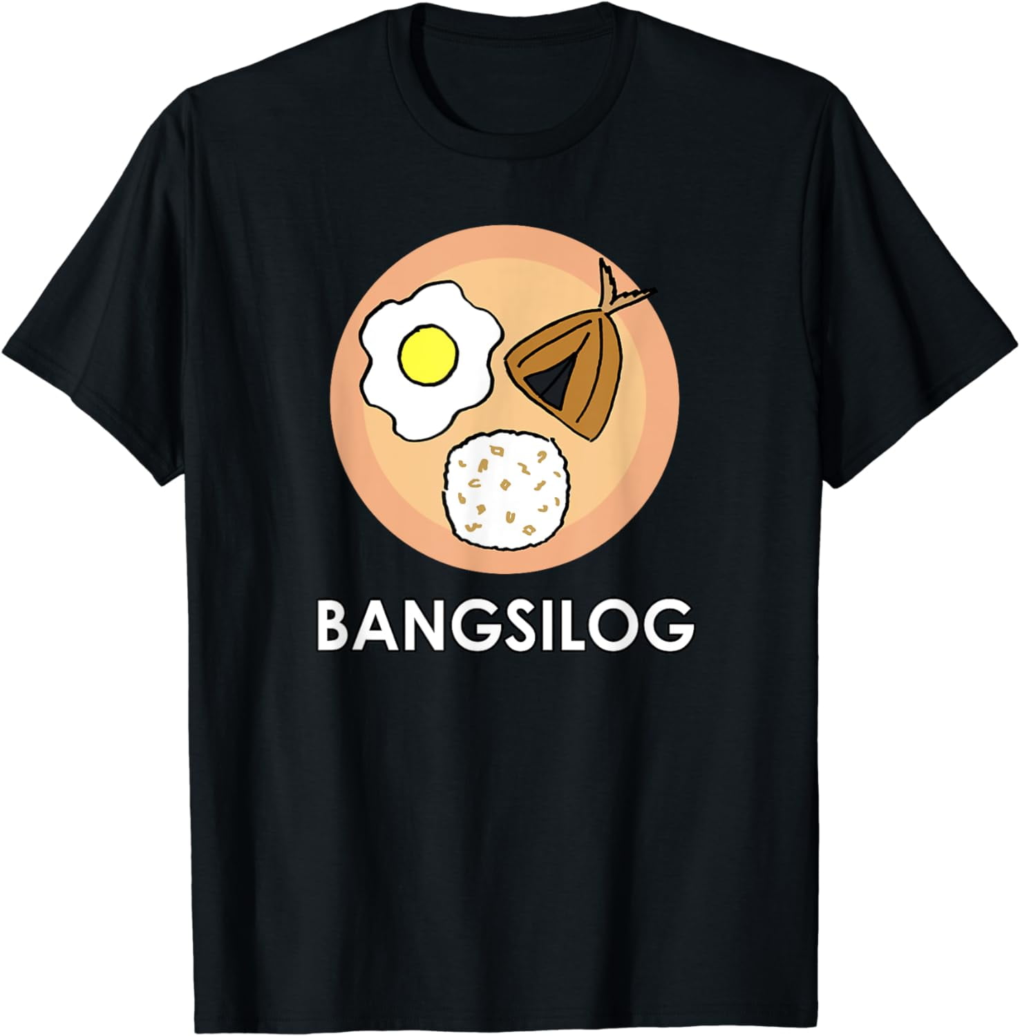 Funny Filipino Bangus Milkfish Bangsilog Food T-Shirt - Walmart.com