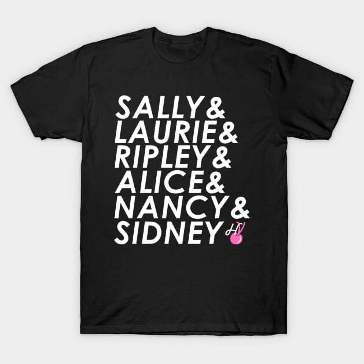 Funny Final Girls Horror Movie Trope Artwork Print, H7315 T-Shirt, for ...