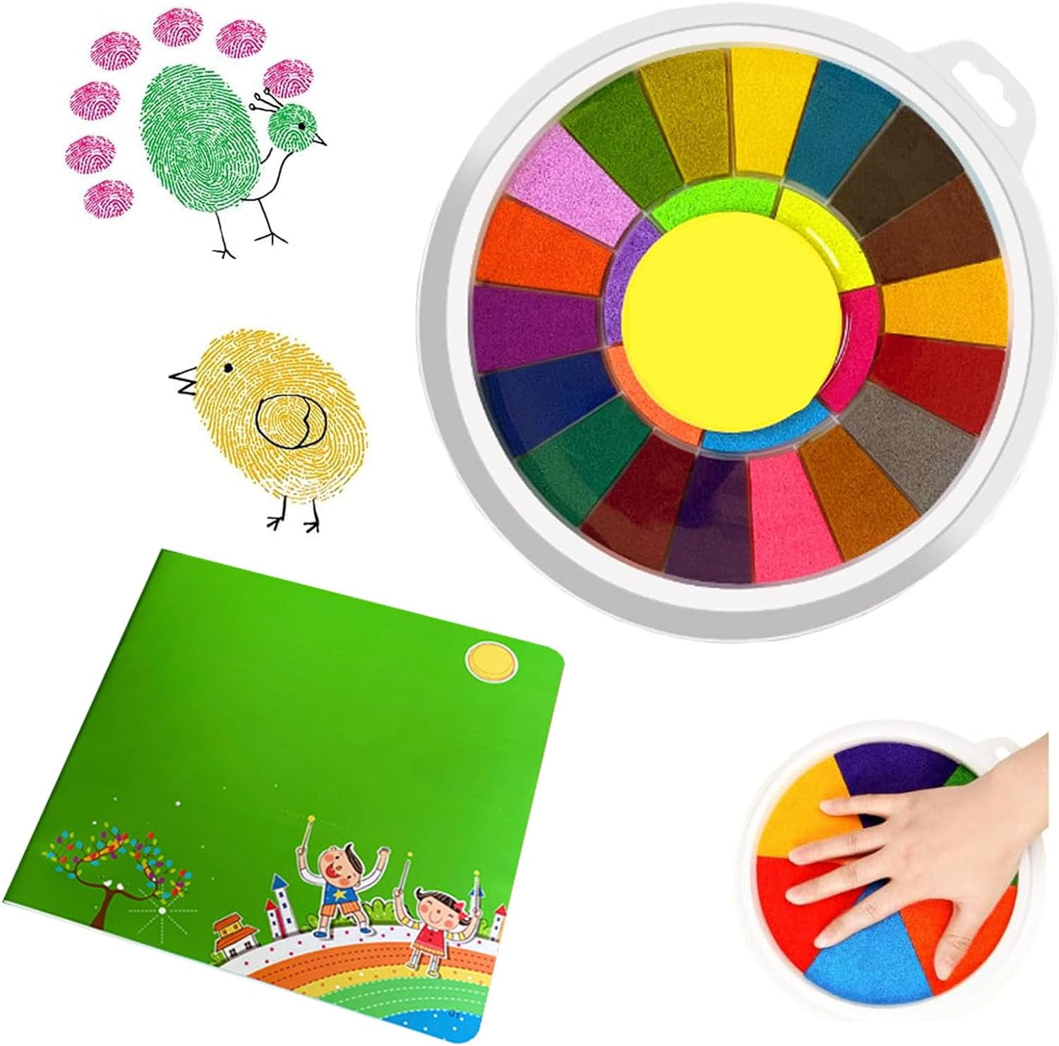 Funny Finger Painting Kit,Funny Finger Painting Kit and Book,Finger ...
