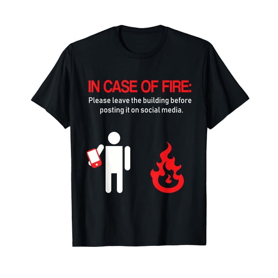 Funny Fire Fighter Graphic T-Shirt for Millennials - Light-hearted ...