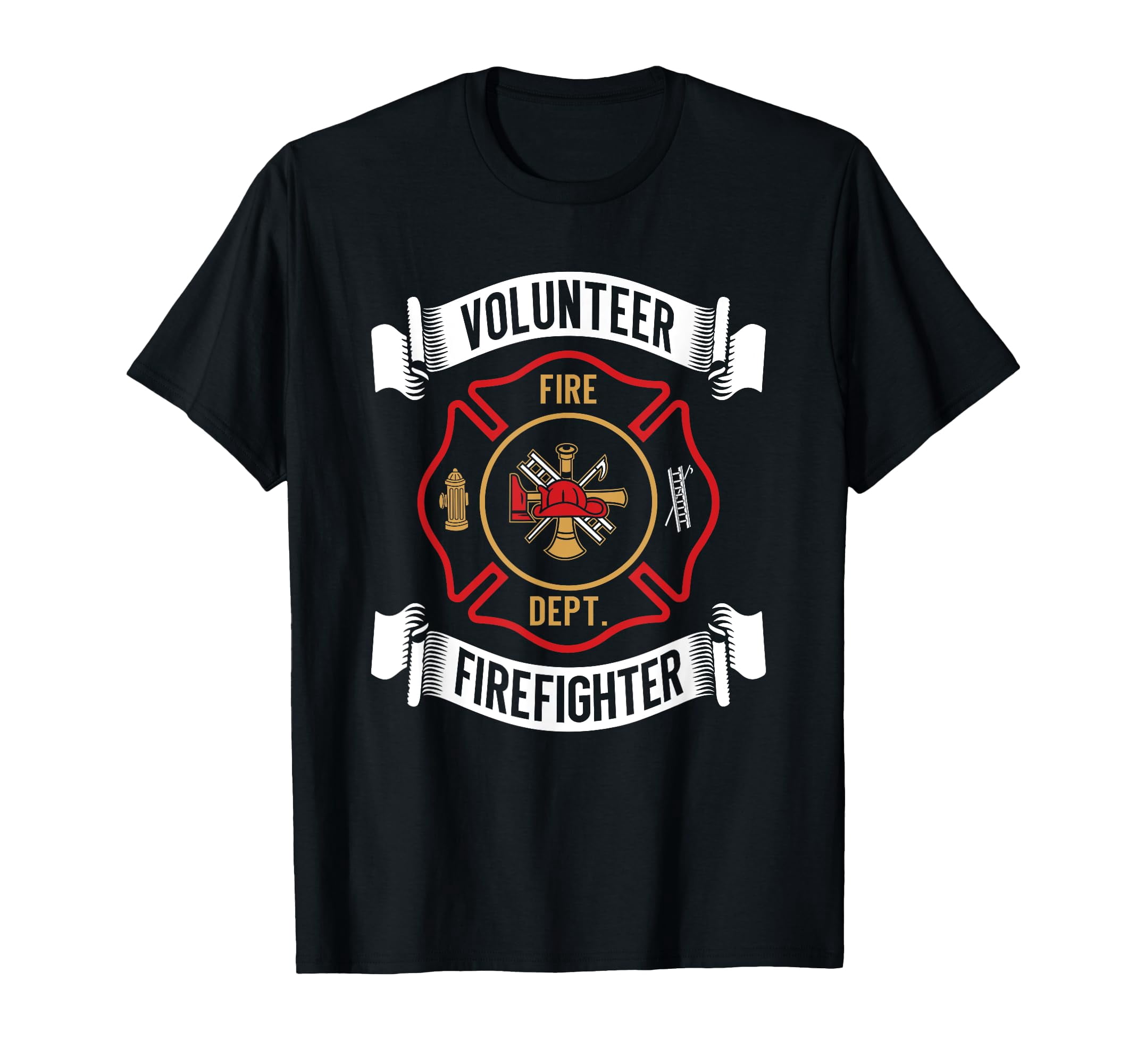 Funny Firefighter Emblem T-Shirt for Firefighting Enthusiasts and ...
