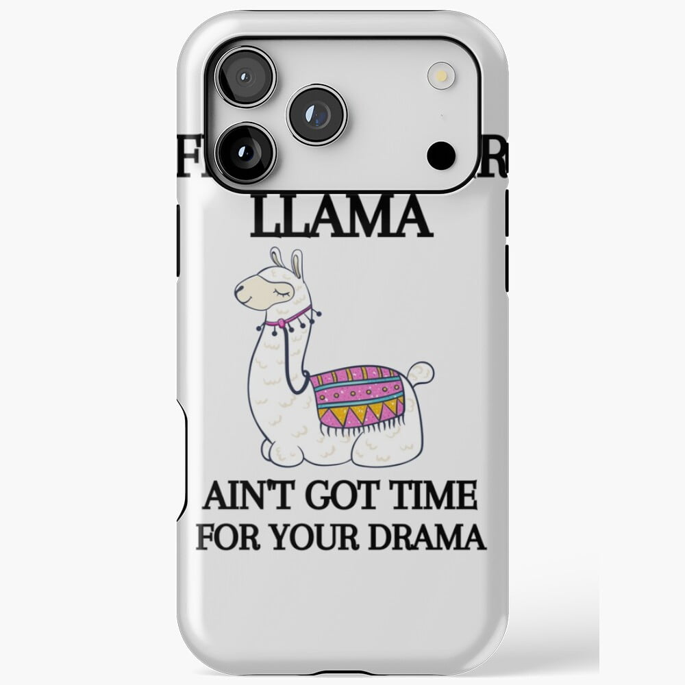 Funny Firefighter Llama Love Humor Art iPhone Case 17 16 15 14 13 12 11 ...