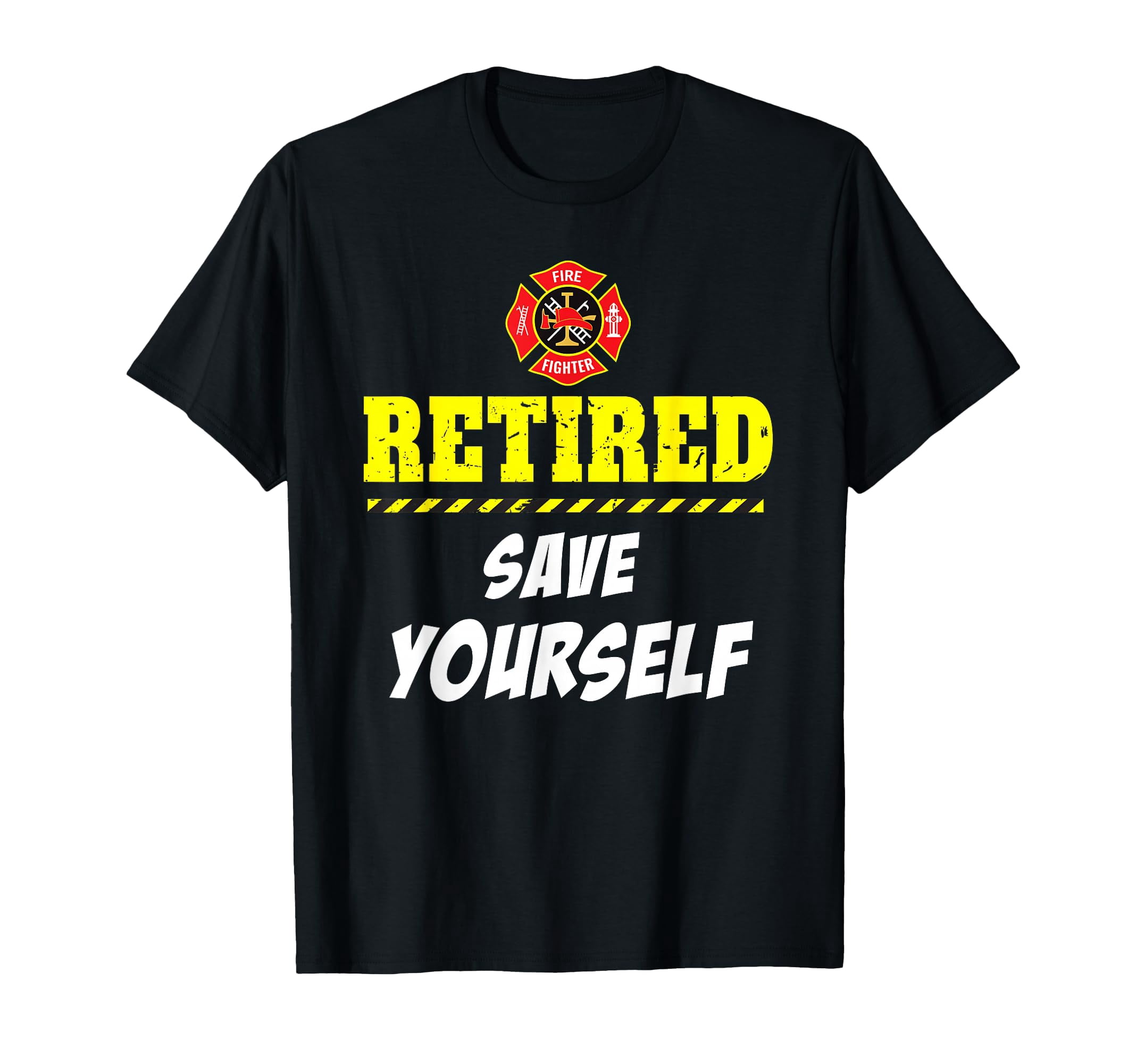 Funny Firefighter Retirement T-Shirt with Bold 'RETIRE' Design ...
