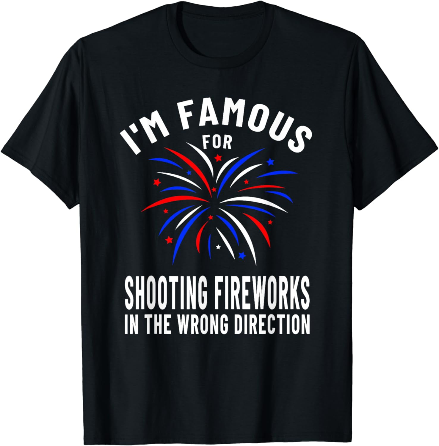 Funny Fireworks Humor Fourth of July Firework Display T-Shirt - Walmart.com