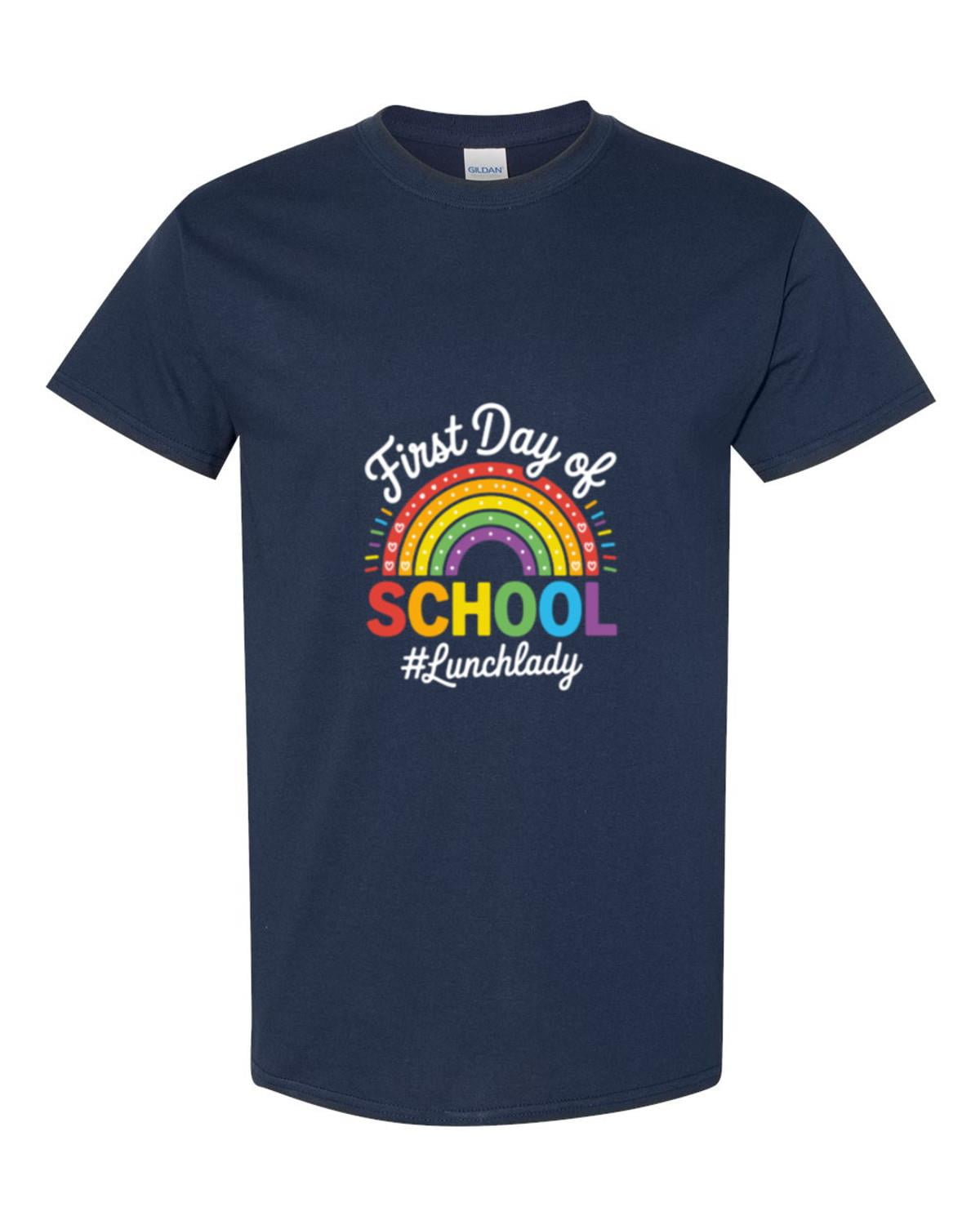 Funny First Day Back To School For The Retro Lunch Lady Squad Unisex T-Shirt, up to size 5XL ...