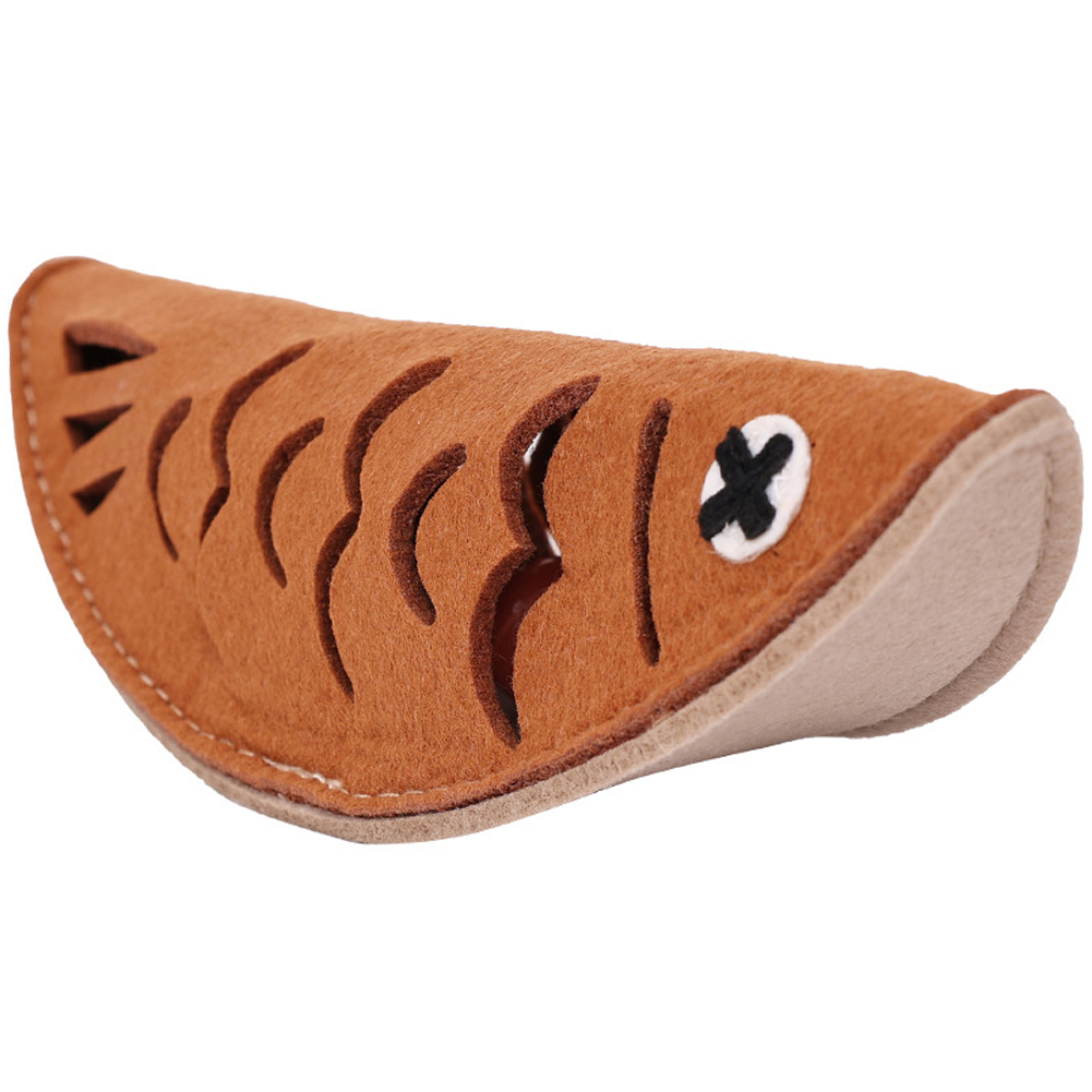 Funny Fish Shape Leaking Food Toy Bite-resistant Sniffing Puzzle Doll ...