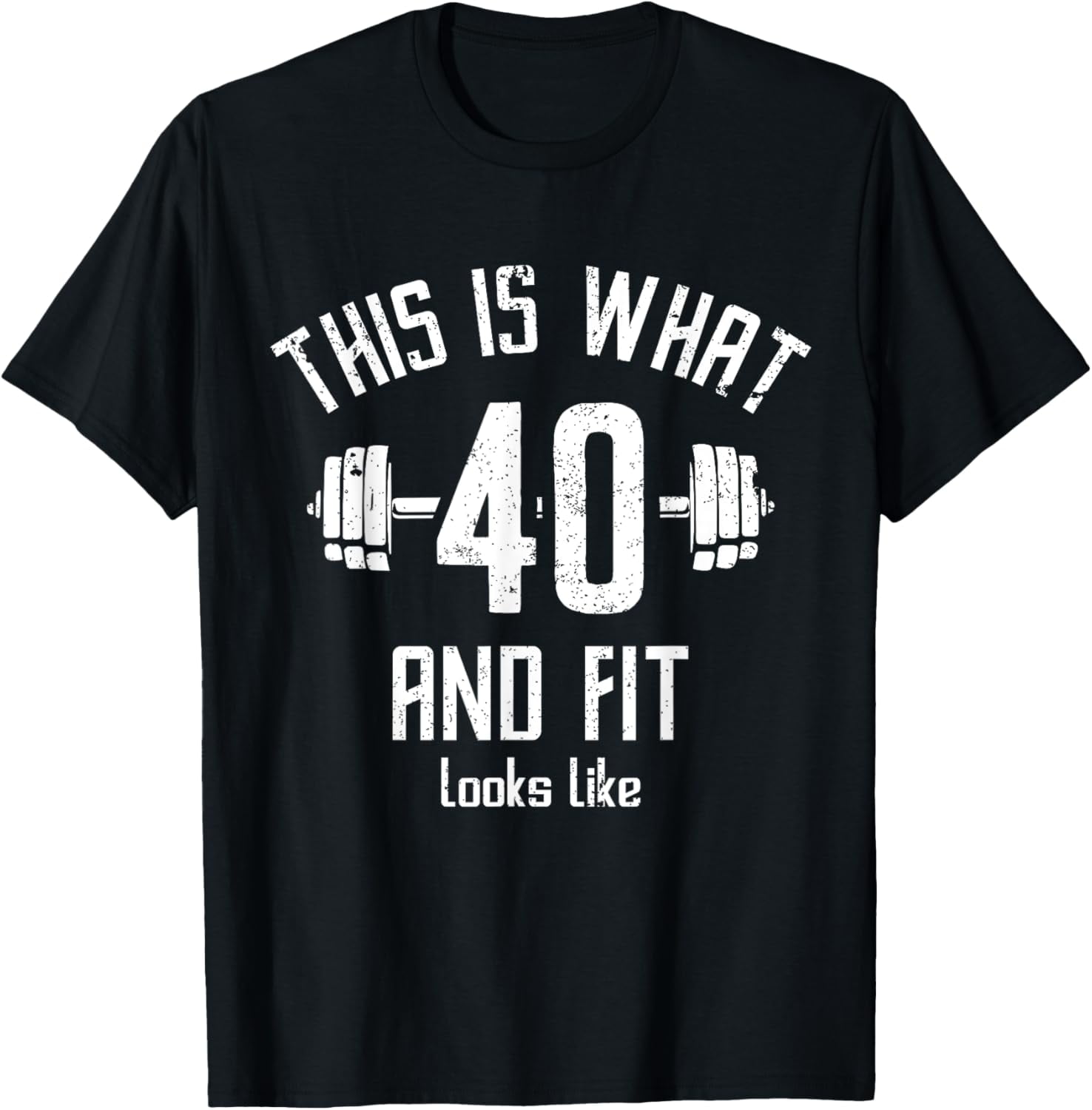 Funny Fitness 40s Birthday 40 Years Old 40s Birthday, Gym T-Shirt ...