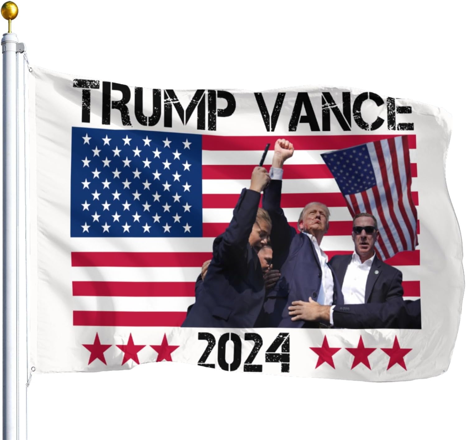 Funny Flags Flag, Funny Flags Fun Flags Banner Trump Vance 2024 Flag ...