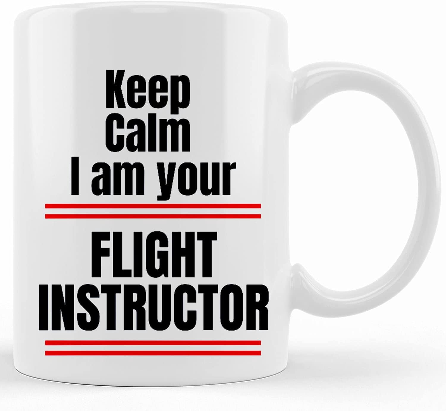 Funny Flight Instructor Gift Mug For Women And Men, For Christmas ...