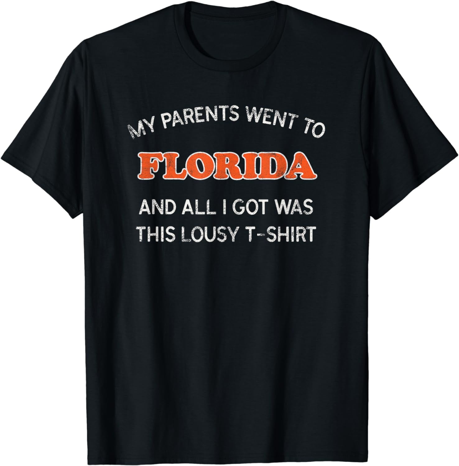 Funny Florida 70s Style All I Got Was This Lousy T-Shirt - Walmart.com