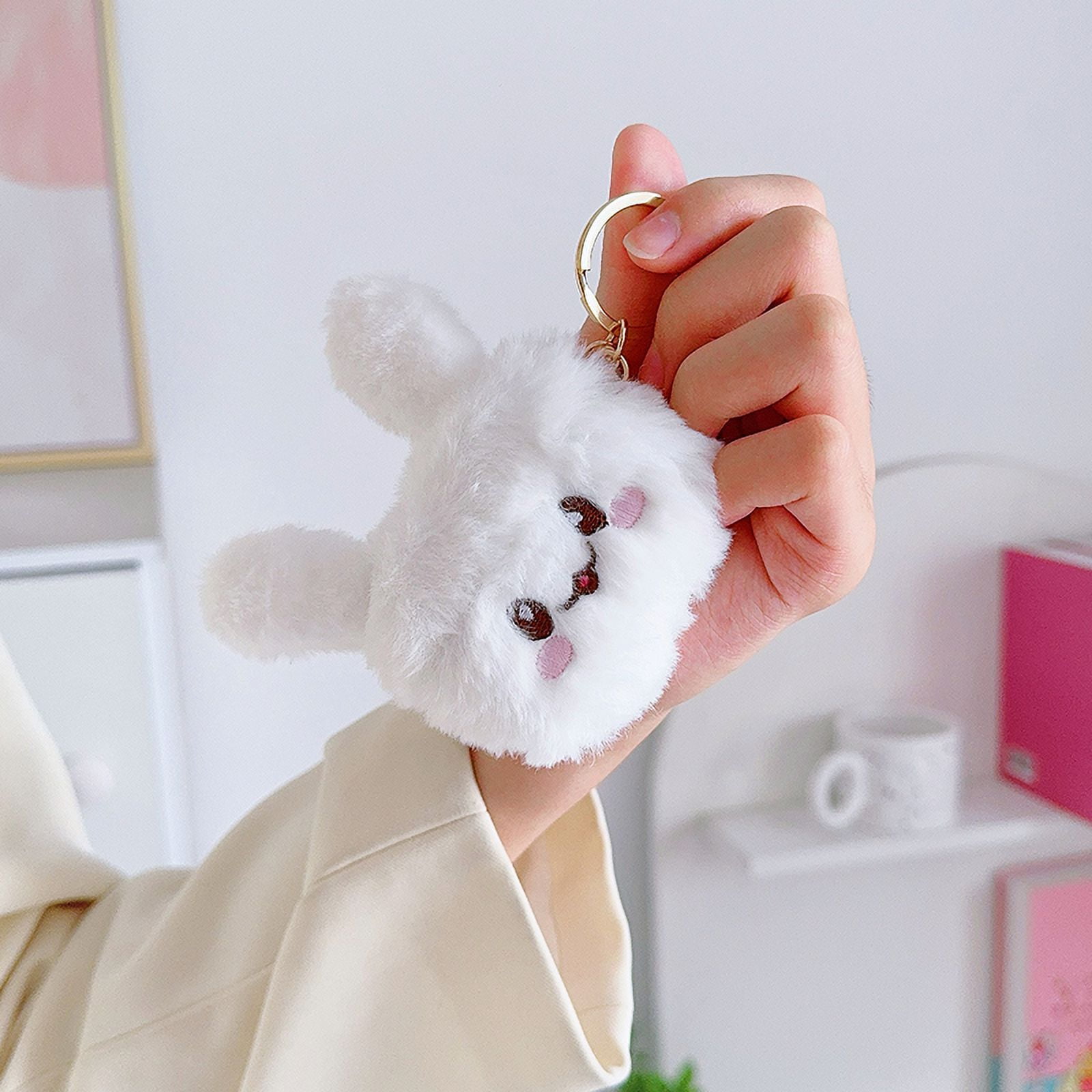 Funny Fluffy Plush Warm Women Girls Cover For Airpods Pro 3 2 1 Air ...