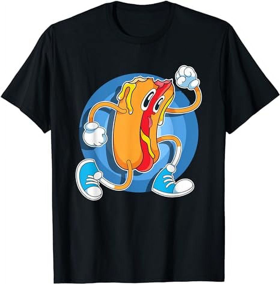 Funny Foodie Hot Dog Lover Fast Food Franks Sausage Hotdog T-Shirt ...