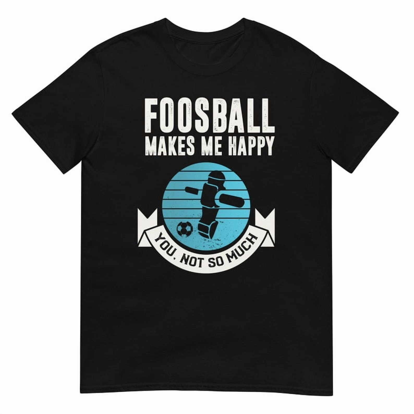 Funny Foosball Player Shirt Table Soccer Lover Gift Humor Graphic Top ...