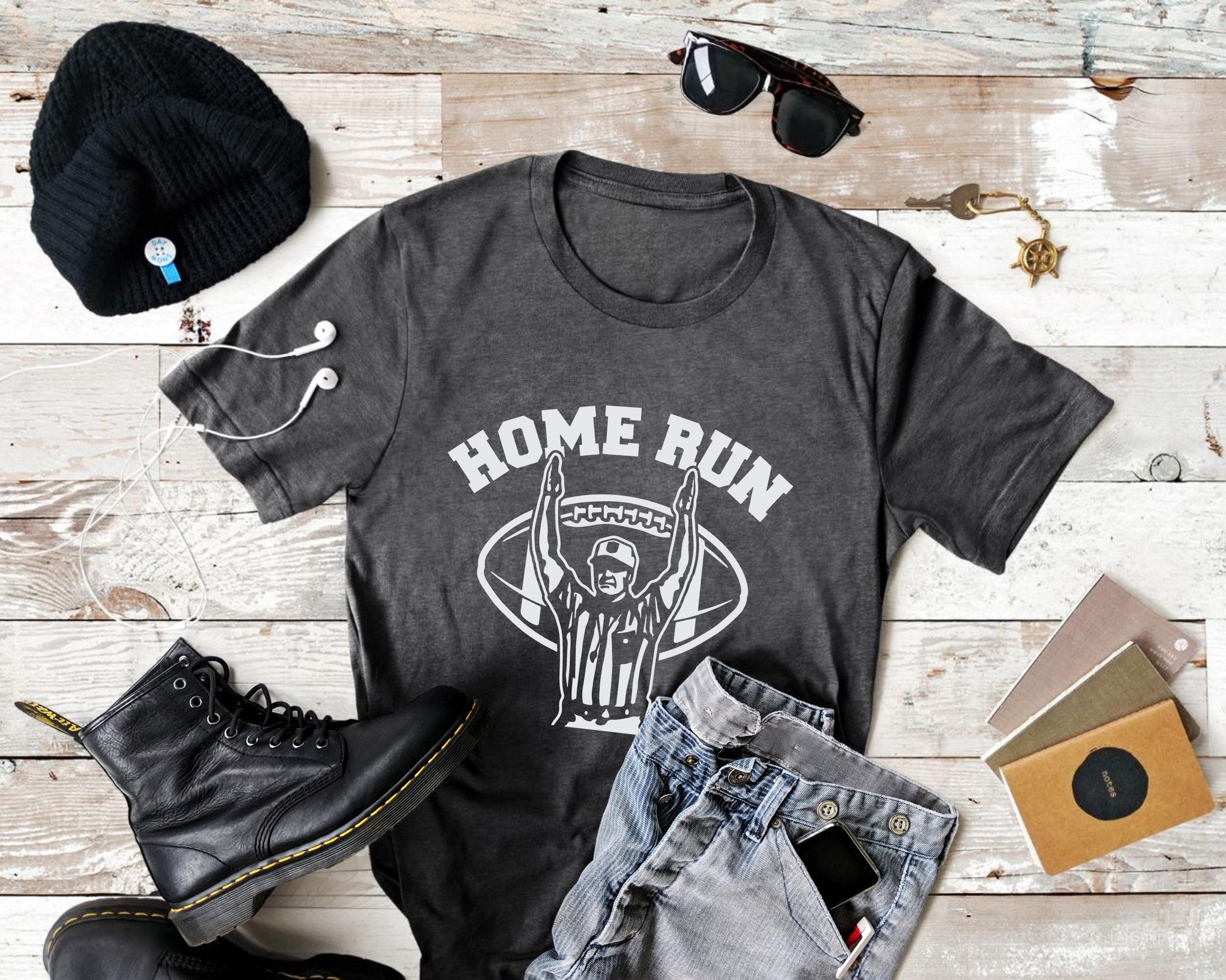 Funny Football Shirt, Homerun Football Tee, Funny Football Shirt ...
