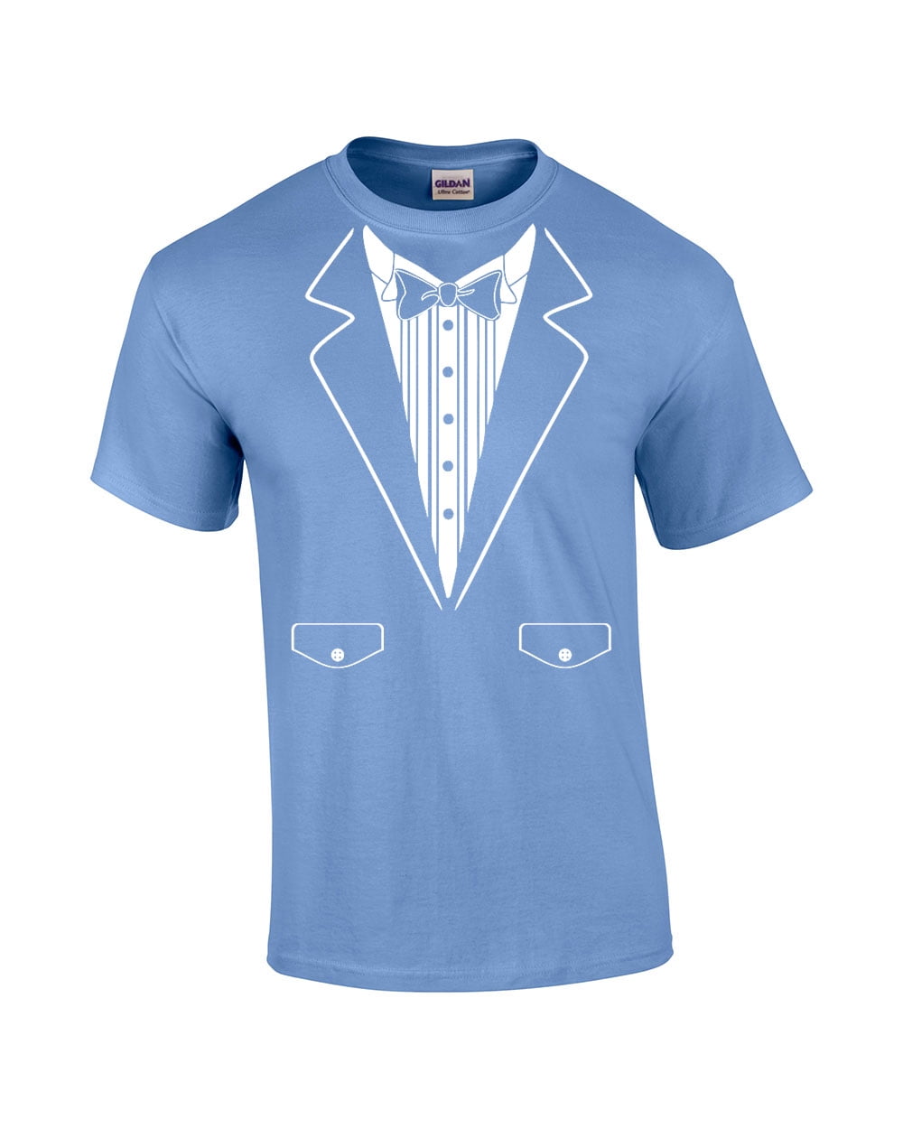 Funny Formal Tuxedo with Bowtie Classy Men's Short Sleeve T-shirt ...