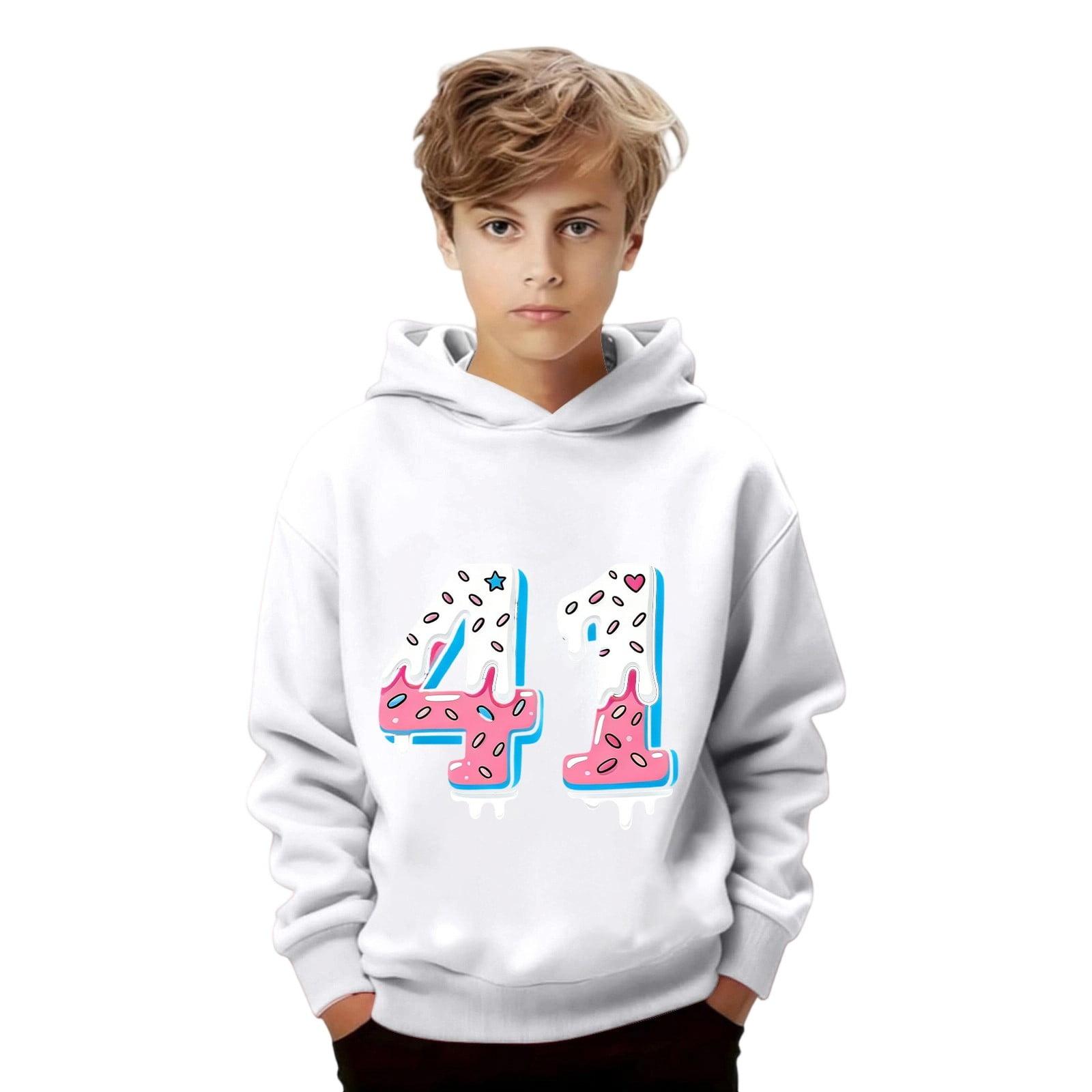 Funny Four One 4 1 Meme Gen Alpha Slang Kids 41 Ice Cream Meme Hoodie ...