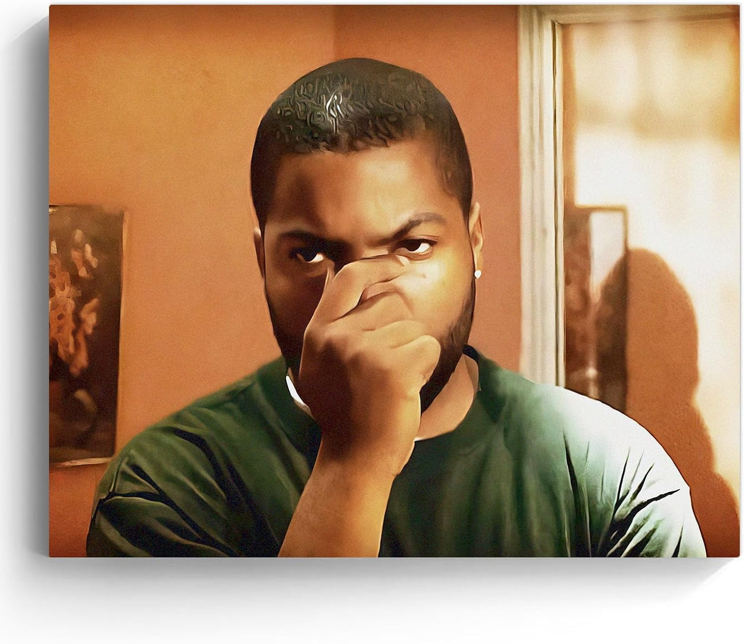 Funny Framed Canvas Wall Art Bathroom Decor Retro Humor Comedy Movies ...