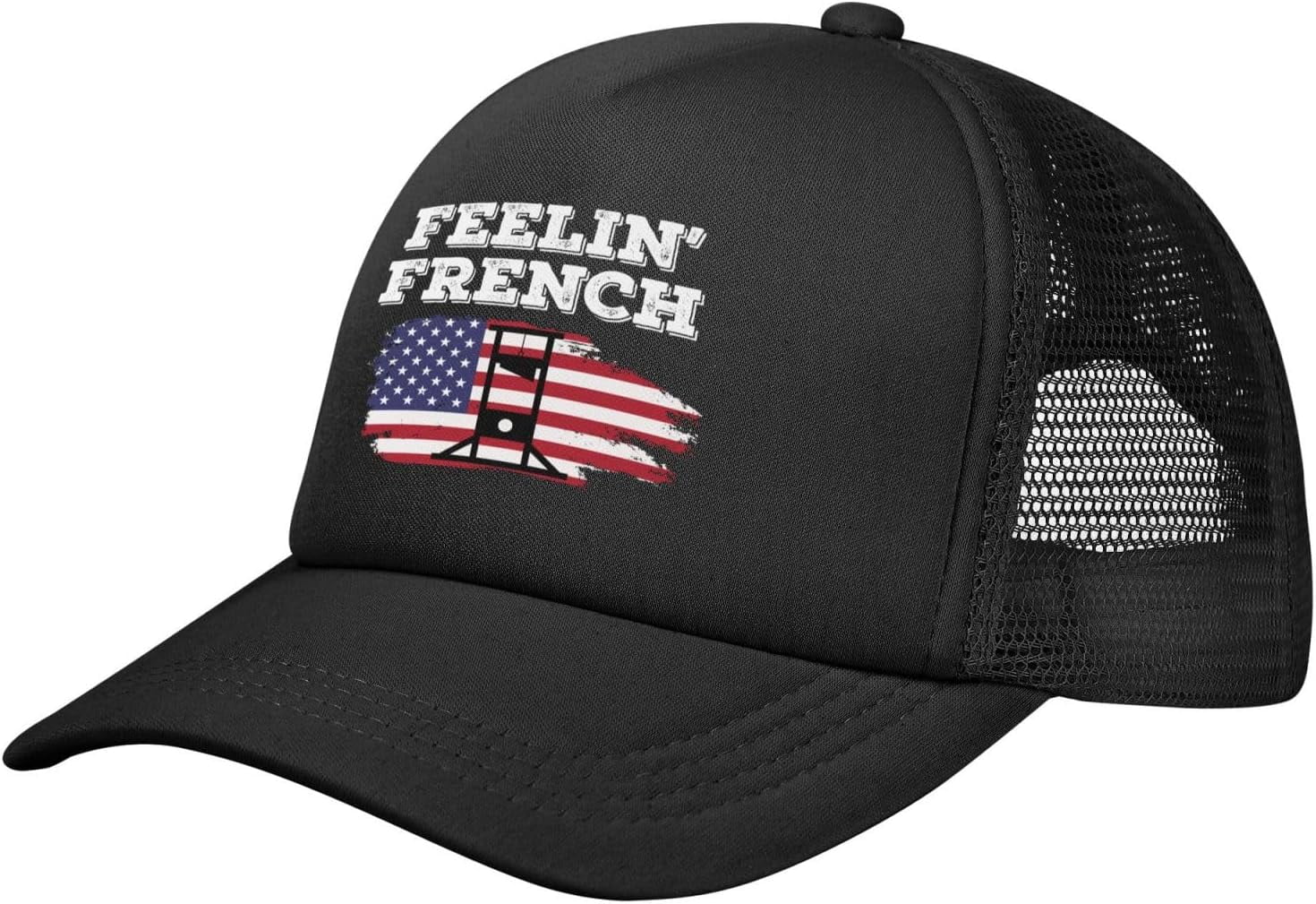 Funny French Revolution Cap – Guillotine Mesh Trucker Hat - Walmart.com