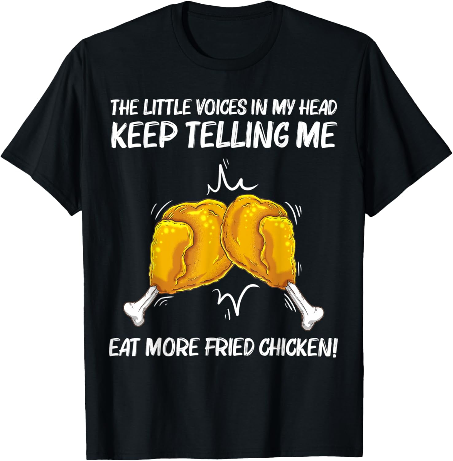 Funny Fried Chicken Gift For Men Women Chicken Bucket Food T-Shirt ...