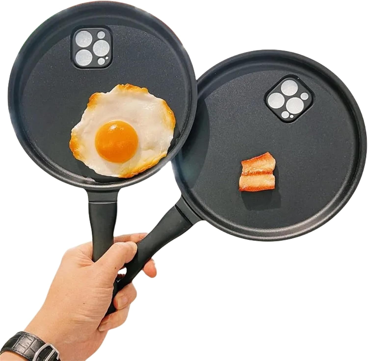 Funny Fried Cooking Egg Bacon Phone Case, Frying Pan Creative Phone ...