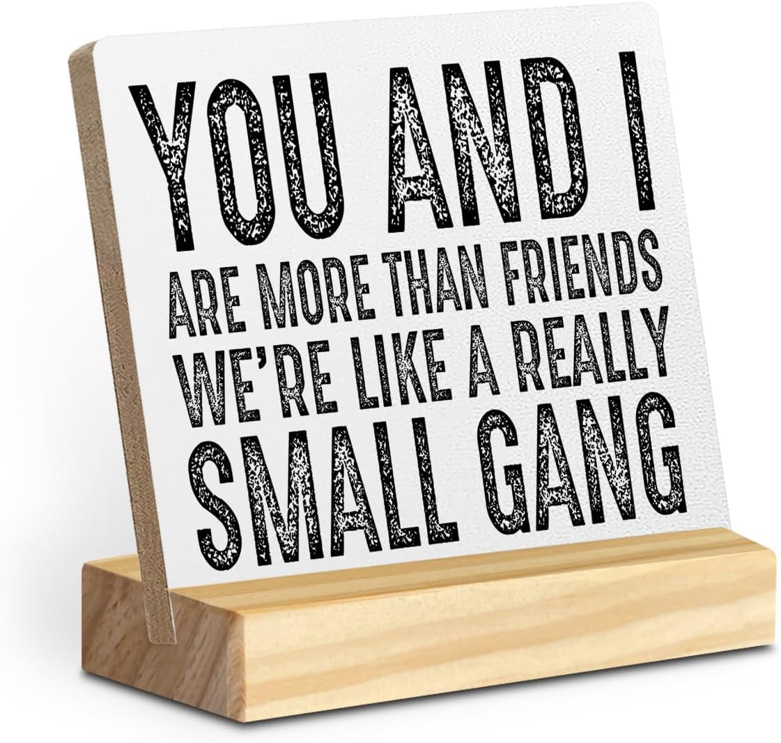 Funny Friendship Gifts For Women Friends Desk Decor Long Distance ...