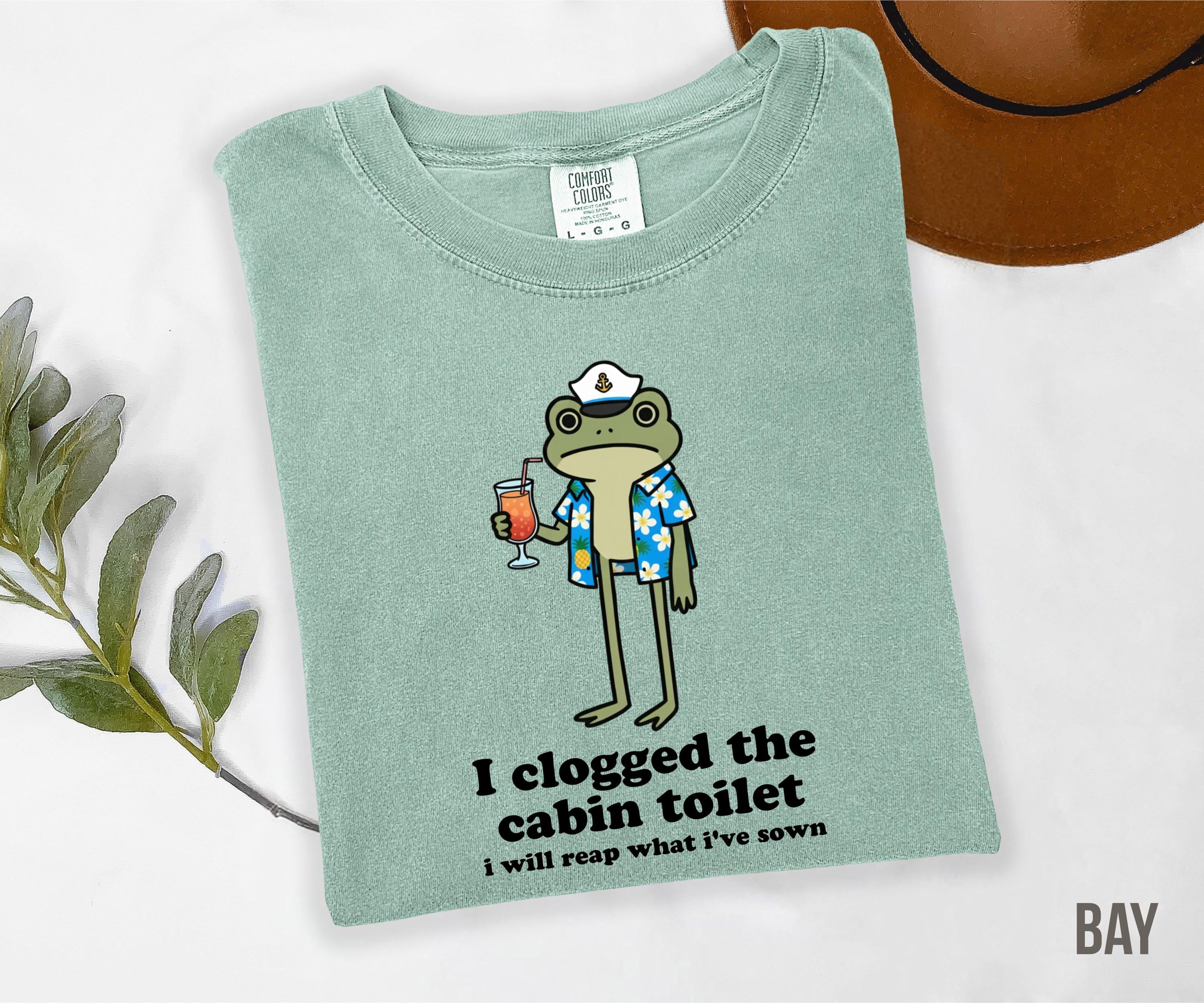 Funny Frog Cruise T-Shirt, Unisex Weirdcore Dirty Joke Cruiser Tee ...