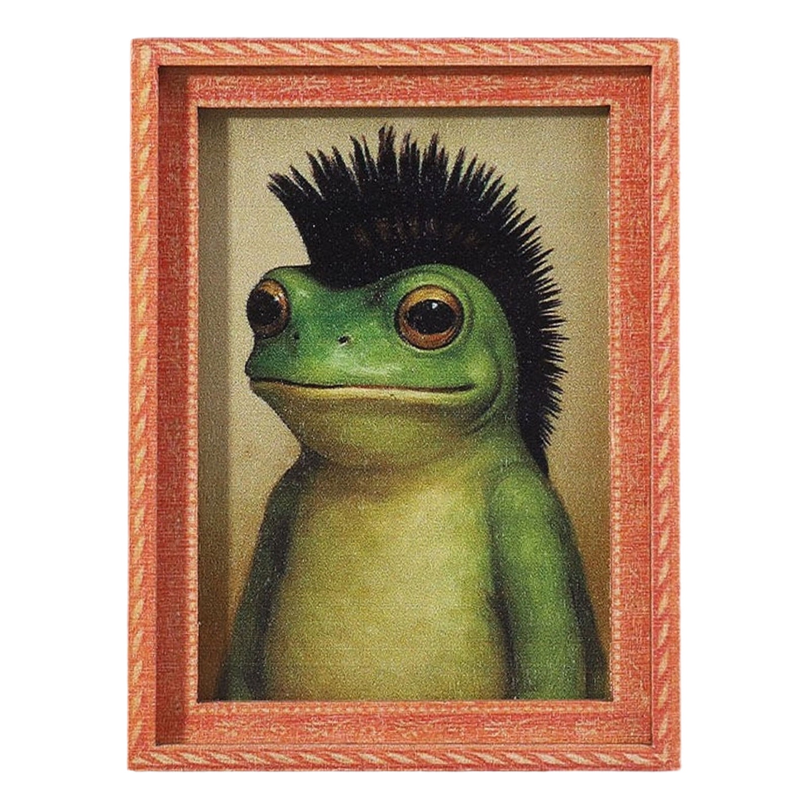 Funny Frog Fridge Magnet Kitchen Decor, Vintage Frog Art Refrigerator ...