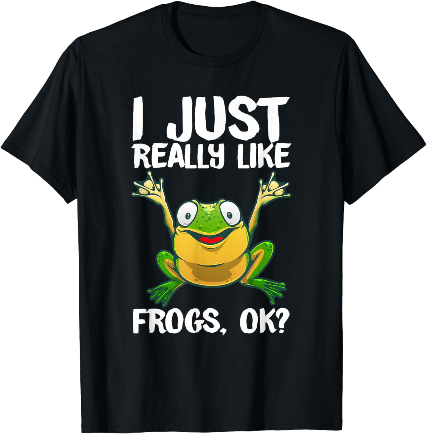 Funny Frog Gift For Kids Men Women Cool Tadpole Frog Lover T-Shirt ...