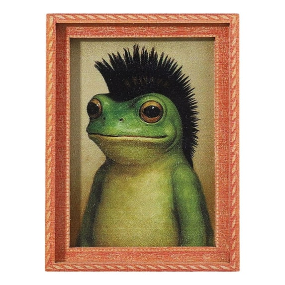 Funny Frog Magnet,Magnetic Frogs for Refrigerator,Retro Mini Wooden ...