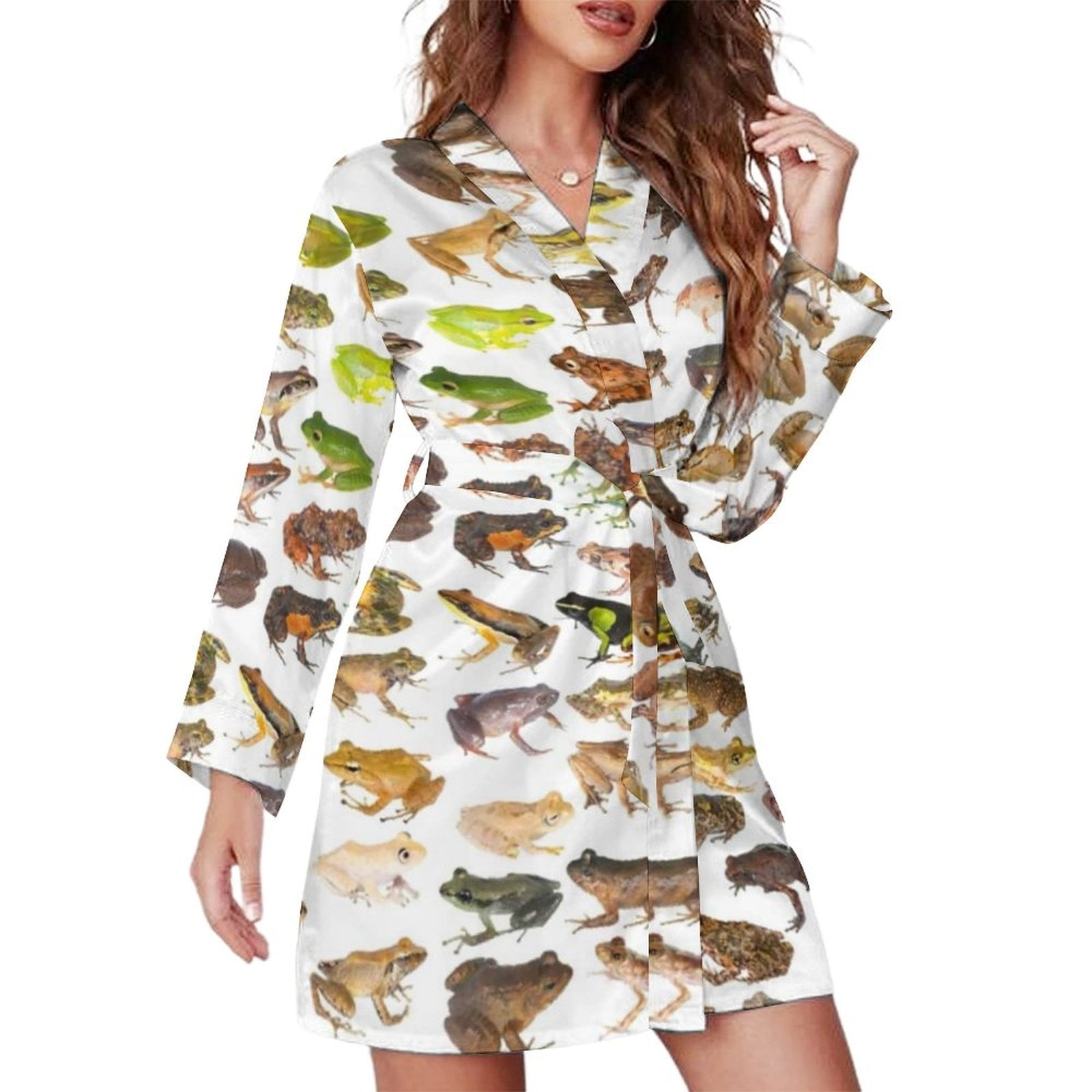 Funny Frog Pajama Robe Female Cute Cartoon Forgs Lovers Kawaii ...